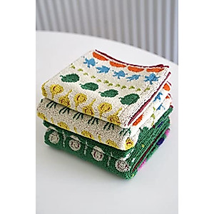 Cute Aesthetic Kitchen Towels, Aesthetic Kitchen Accessories, Set of 2 13.5X30 inches hand towels, Seasonal Kitchen Towels, Kids Bathroom Towels, Vegetable Kitchen Towels