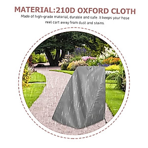 YARNOW Cord Reel Cover Outdoor Hose Portable Hose Outside Cover Bag Cover for Garden Hose Reel Cart Portable Hose Reel Cart Cover Hose Reel Cart Protective Cover Hose Reel Cart Supplies