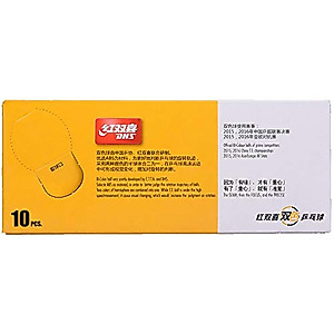 DHS 40+ ABS Bi Color Table Tennis Balls (10 Balls)