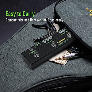 SONICAKE Guitar Multi Effect Pedal Chorus Delay Reverb Distortion Classic Rock Tone Guitar Pedal Rockstage With Cab Sim