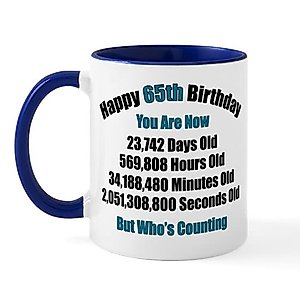CafePress 65 'Years' Old Mug Ceramic Coffee Mug, Tea Cup 11 oz