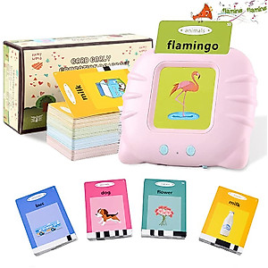 Talking Flash Cards for Toddler Toys 2 3 4 Year Old Boys Girls,Autism Sensory Toys for Children,Toddler Learning Educational Toys Speech Therapy Toys,Birthday Gift