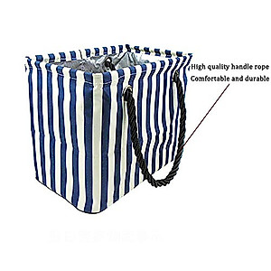 Shower Caddy Tote Shower Basket Bag Shower Tote Bag Bath Organizer Bag Bottom Mesh Leaking for Bathroom Accessories Perfect for College Dorm,Gym,Trip, Swimming Class (Black White Stripe A)