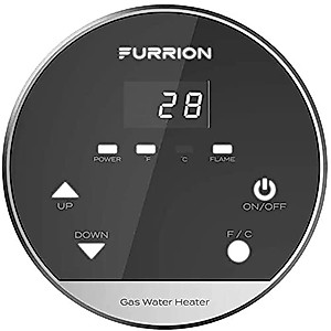 Furrion® RV Tankless Gas 60,000 BTU Water Heater - 16.14" x 16.14" White Door - 2.4 GPM – Vortex Technology steadies temperatures – Propane Gas-Powered Technology, Electric Ignition – 2021128847