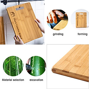 Shark Coochie Board,White Elephant Gifts Funny Bamboo Cutting Board Cheese Board,Charcuterie Board,Chopping Board Housewarming Wedding Grandma Mom Cooking Kitchen Decor