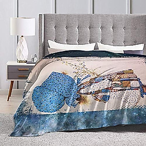 PhillipBFuller Ho-lly Ho-bbie Ultra-Soft Micro Fleece Blanket Band Theme Bed Blanket Comfortable Flannel Sofa Blanket 80"X60"