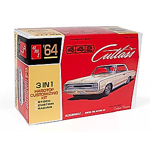 AMT 1964 Olds Cutlass 442 Hardtop 1:25 Scale Model Kit, Factory Color