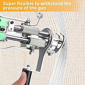 85" × 79" Large Overlocking Tufting Cloth with Marked Lines- Primary Monk's Cloth Punch Needle Fabric for DIY Rug-Punch Tufting Gun