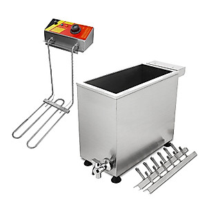 Koalalko Korean Cheese Hot Dogs Sticks frying machine Mozzarella Hot dog maker machine corn dog deep fryer machine