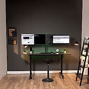 VIVO Dual Ultra Wide 13 to 38 inch Computer Monitor Mount, Fully Adjustable VESA Stand for 2 Wide Screens, STAND-V038M