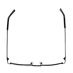 Foster Grant Men's Council Rectangular Reading Glasses, Gunmetal and Black, 3 Pack, 1.75x