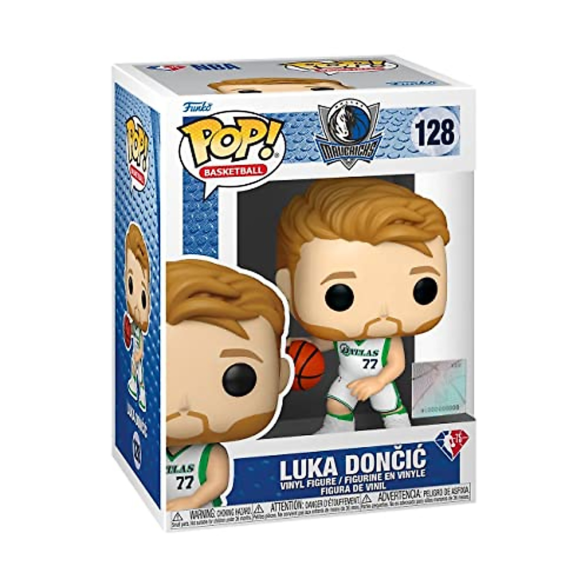 Funko POP Pop! NBA: Mavericks - Luka Dončić, Multicolor, 4 inches (57629)
