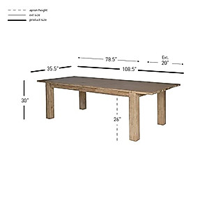 New Pacific Direct Bedford Butterfly Dining Table, Other