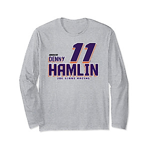 NASCAR - Denny Hamlin - Carbon Fiber Long Sleeve T-Shirt