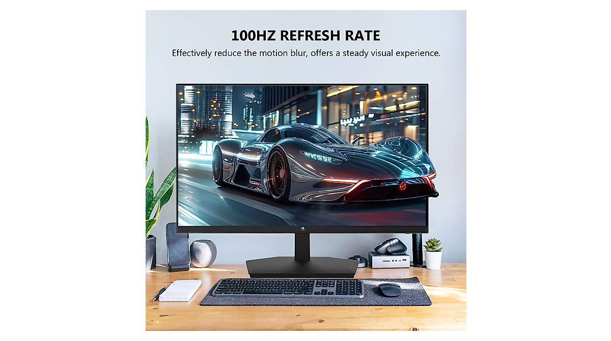 24 inch Monitor, Z-Edge Computer Monitor, Full HD 1920 x 1080p IPS ...