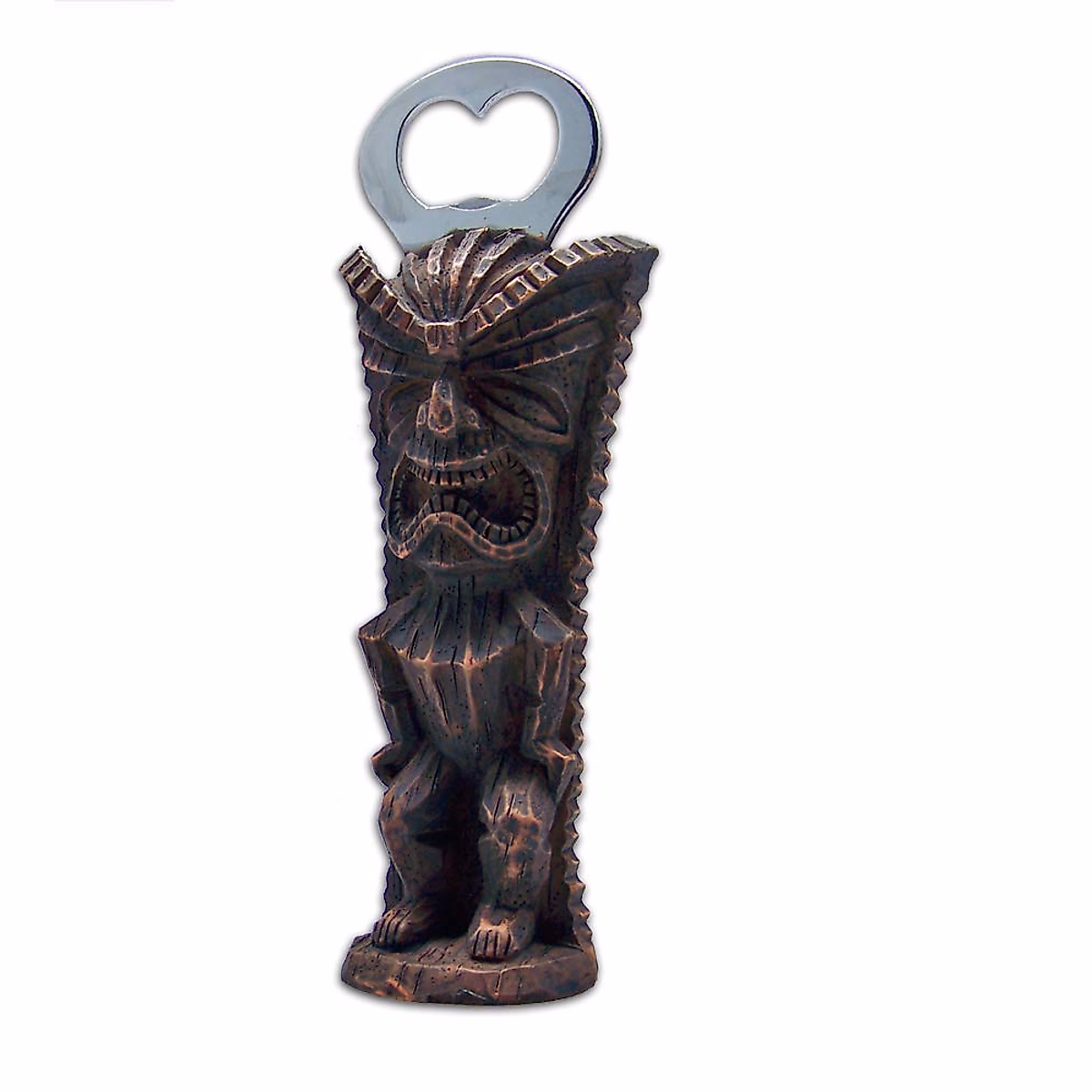 Ancient Hawaiian Money Tiki Bottle Opener