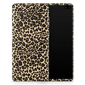 DesignSkinz Small Vector Cheetah Animal Print Protective Vinyl Decal Wrap Skin Cover Compatible with The Samsung Galaxy S20 (Screen Trim & Back Glass Skin)