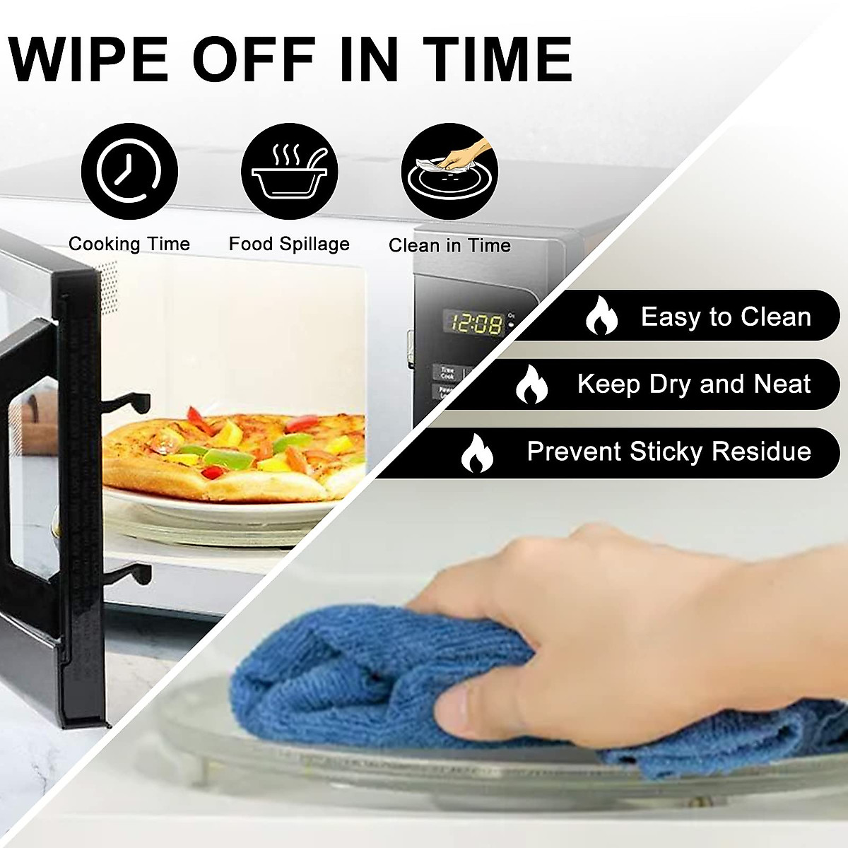 11.25" Microwave Glass Turntable Plate Replacement - Compatible with Samsung and GE -11 1/4" Microwave Glass Plate Replaces WB49X10097 WB39X0078 WB49X10034 AP3188581 PS651544 - BY AMI PARTS