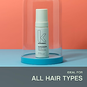 KEVIN.MURPHY HEATED.DEFENSE - Heat Protection Spray for Hair - For All Hair Types - Leave-In Foam - Extreme Heat Protection - Cruelty Free Hair Foam - 150 mL / 5.1 fl oz