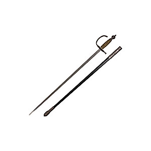 Wuu Jau L-769 Medieval Repier Sword with Scabbard, 35"