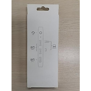 Surface Go/Surface Go2/Surface Go3 USB Adapter, 6-in-2 Surface Go/Go 2/Go3 Accessories with USB 3.0+2 USB2.0 Ports, 3.5mm Audio and Mic 2 in 1 Port, SD/TF Card Reader -for Microsoft Surface Go/Go2/Go3