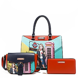 MISS YOUR CALL 3 PIECE SET (TOTE, CROSSBODY, WALLET) - NK12371