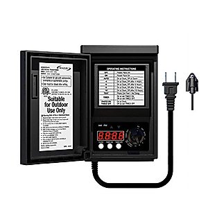 Malibu 120 Watt Power Pack with Sensor and Weather Shield for Low Voltage Landscape Lighting Spotlight Outdoor Transformer 120V Input 12V Output 8100-9120-01