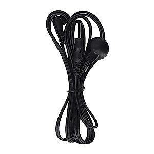 Demeras TENS Wire, Black 5pcs Safe Flexible Professional Portable Electrode Wire for Therapeutic Machine