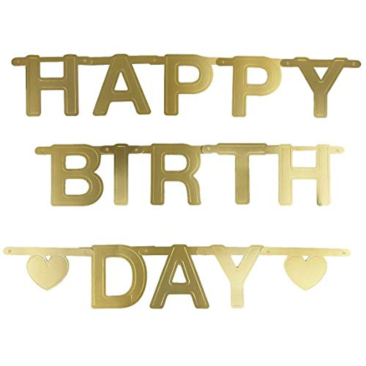 Gold Custom Banner Letter Banner Customizable Letters Symbols Banner Make Your Own Banner DIY Letters Birthday Wedding Baby Shower Christmas Party Decoration