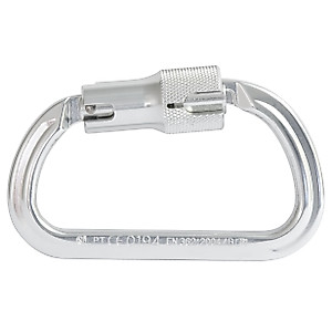 Miller by Honeywell MFLC-1/ Double Lock Aluminium Carabiner, 3600 lb