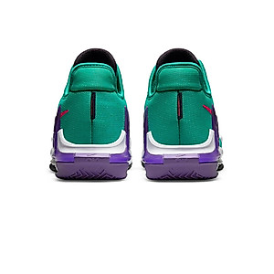 Nike Lebron Witness VI Mens Basketball Trainers CZ4052 Sneakers Shoes (UK 8 US 9 EU 42.5, Clear Emerald Hyper Pink 300)