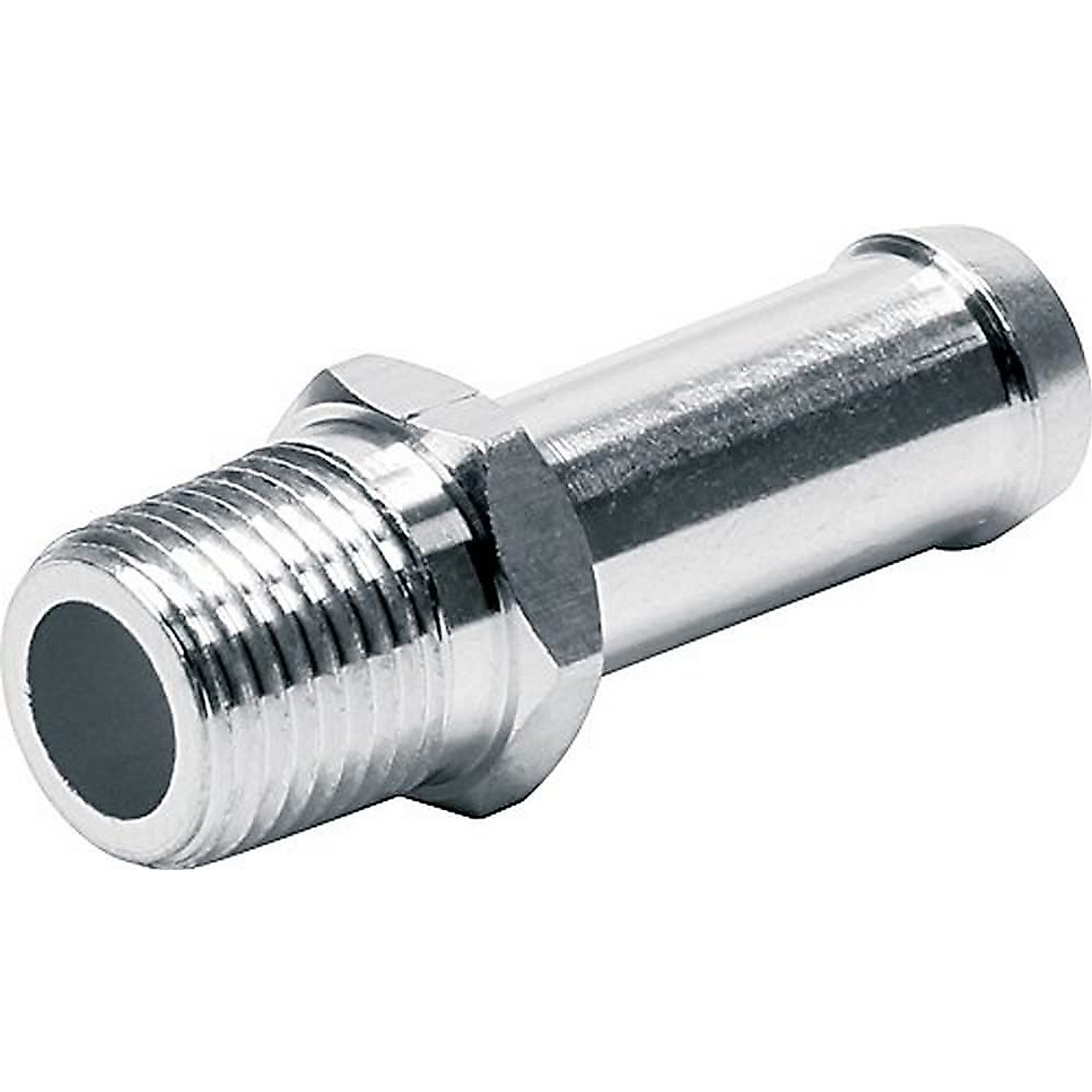 Allstar Performance ALL99312 Radiator Overflow Fitting 1/8" NPT to 5/16" Hose Aluminum