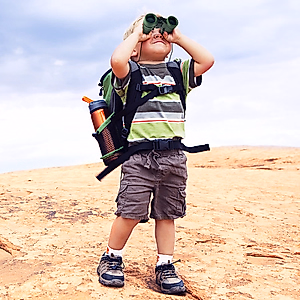 ESSENSON Binoculars for Kids Toy Gift for 3 4 5 6 7 8+ Year Old Boys Girls Kids Telescope Outdoor Toys for Sports and Outside Play Hiking, Bird Watching, Travel, Camping, Birthday Presents(Green)