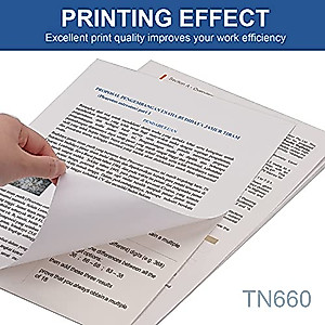 JUL 3-Pack Black High Yield TN-660 TN660 Toner Cartridge Replacement for Brother DCP-L2540DW HL-L2300D L2380DW L2660DW MFC-L2680W L2705DW L2685DW Printer, Page Up to 9,000 Pages, JU-TN660-3PK
