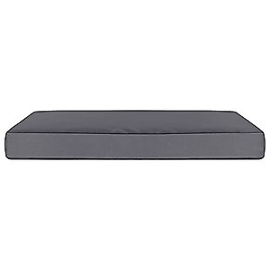 imasay Floor Pallet Cushion 23.6"x23.6"x2.4" Anthracite Fabric