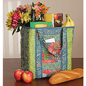 June Tailor Inc Quilt As You Go Shoppers Totes-3pk QAYG Sew/Nbr Utility Shop Tote