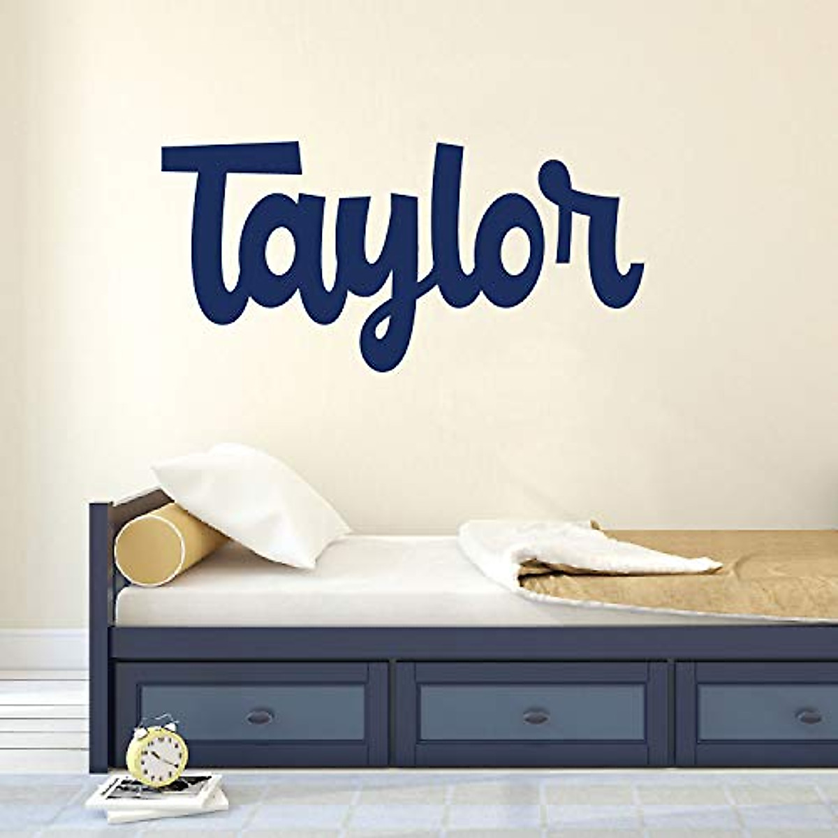 Multiple Font Custom Name Nursery Wall Decal Vinyl Sticker | Home Décor | Custom Kids Room Decal | Bedside Decals | Children’s Room| Car | Laptop