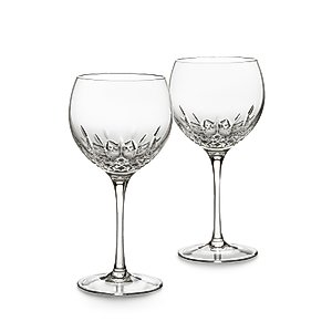 Waterford Lismore Essence Balloon Wine Glass, Set of 2, 1 Count (Pack of 1), Clear