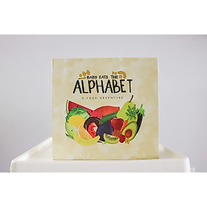 Baby Eats The Alphabet Scrapbook | First Foods Memory Book | Baby-Led Weaning Journal | Gender Neutral Baby Keepsake Album | Baby-Led Weaning Feeding Photo Book