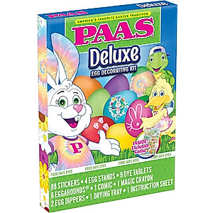PAAS Deluxe Easter Egg Decorating Kit - America's Favorite Easter Tradition