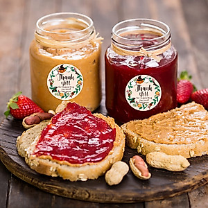 Thank You Halloween Label Stickers Roll, 1.5 inch 500 Pcs Cute Halloween Fun Stickers for Small Business, Round Seal Ghost Stickers for Goodie Bags Gift Favors Box Cards Decorations