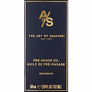 The Art of Shaving Pre Shave Beard Oil - Shaving Oil for Men, Protects Against Irritation and Razor Burn, Clinically Tested for Sensitive Skin, Bourbon, 2 Ounce