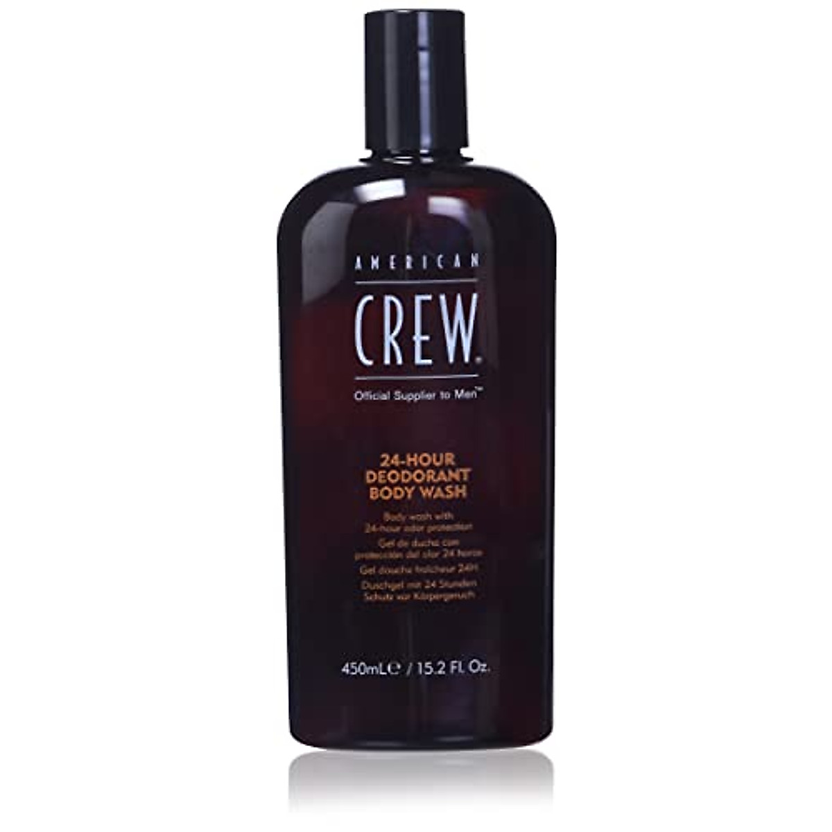 American Crew Men's Body Wash, Body Wash with 24 Hour Odor Protection, Deodorant Body Wash, 15.2 Fl Oz