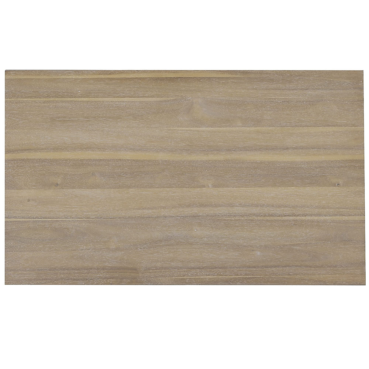 KoiHome 6-Piece Retro H-Shaped Support Design Dining, 4 Chairs with Soft Cushions Bench, Kitchen Table Set for Home/Restaurant Furniture (Natural Wood Wash)