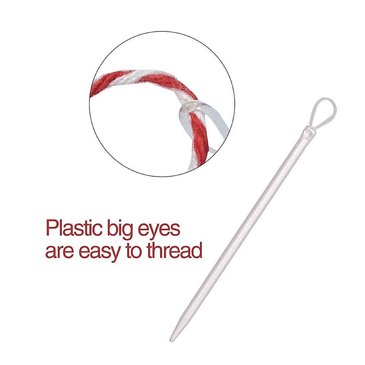 UOOU Yarn Needle, Bent Needle Tapestry Needle Set Wool Needles Large-Eye Blunt Needles Sewing Needles Weave Knitting Needles with Box (Random Color)