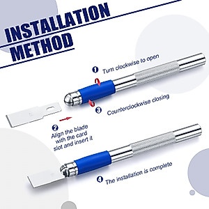 Hobby Knife Blades #18 Chisel Blades Wood Chisel Blade Precision Knife, 1/2 Inch Carbon Steel Heavy Duty Craft Knives for Chiseling, Shaving or Cutting Layers 100 Pieces