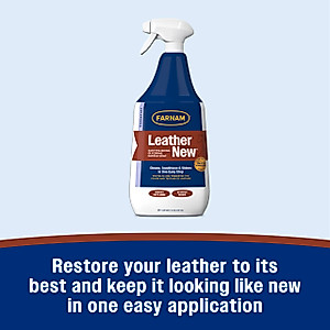 Farnam Leather New Easy-Polishing Glycerine Saddle Soap and Leather Saddle Cleaner, Protects and Preserves Leather, Cleans, Conditions and Polishes, 32 Oz.