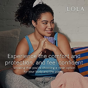 LOLA Ultra Thin Liners, 108 Count - Cotton Panty Liners for Women, Hypoallergenic Pads for Women, HSA FSA Approved Products Feminine Care