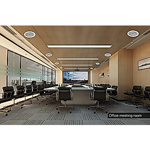 QQCHINAPA LTH-8115S 5" Woofer 2-Way in Ceiling in Wall Speaker, 1-Inch 40mm Myla Dome Tweeter Better Bass, 8 Ohm Impedance-6" Cutout Diameter,with 130-18kHz Frequency (White) (5")…