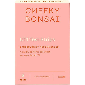 Cheeky Bonsai, UTI Care Kit Bundle - Complete UTI Care Kit Contains: Cheeky Bonsai Bye Bye UTI Drink Mix, Cheeky Bonsai UTI Test Strips, and Cheeky Bonsai UTI Pain Relief